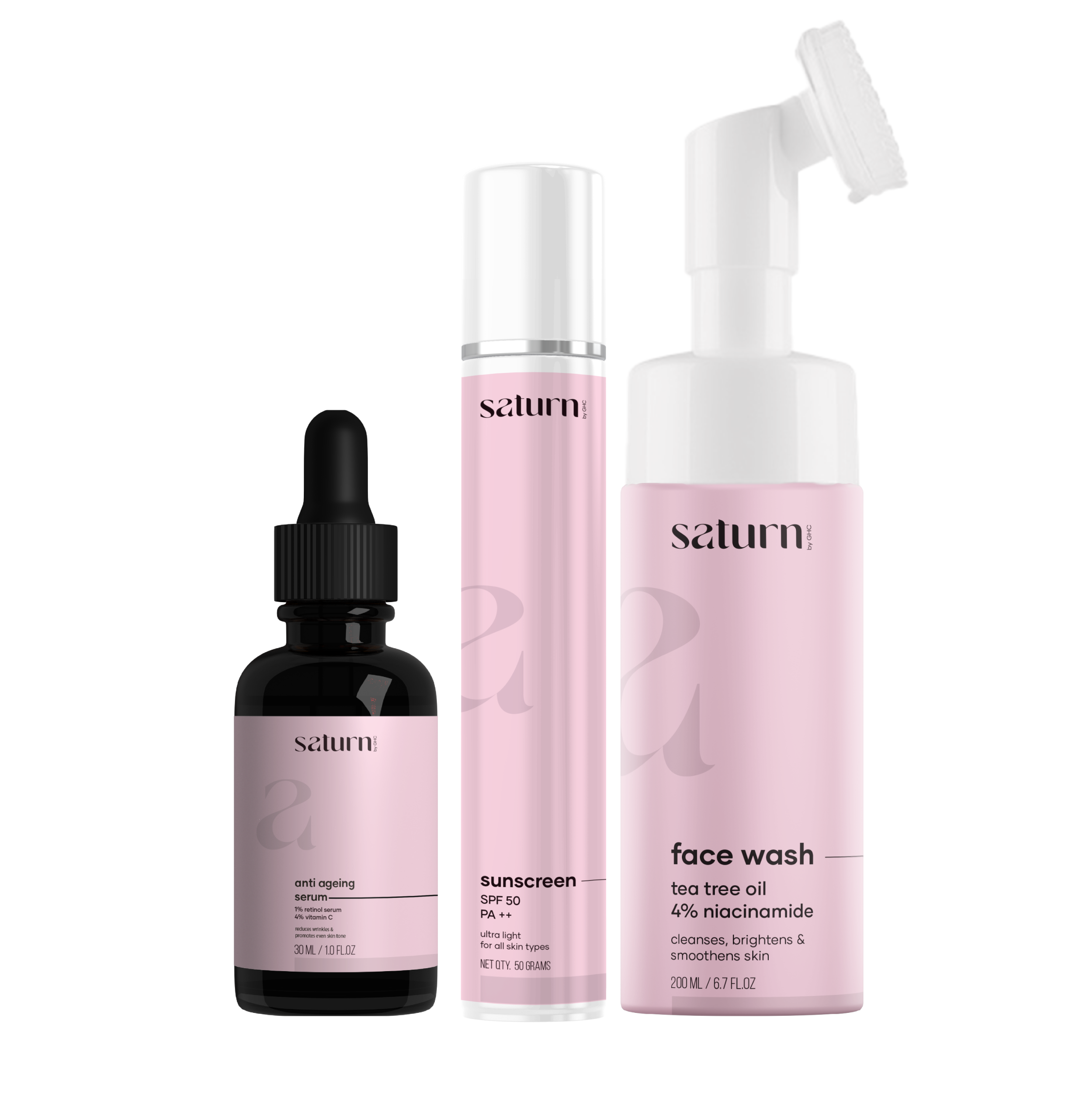 Buy Saturn's Radiant Skin Trio for Clear and Smooth Skin – Saturn by GHC